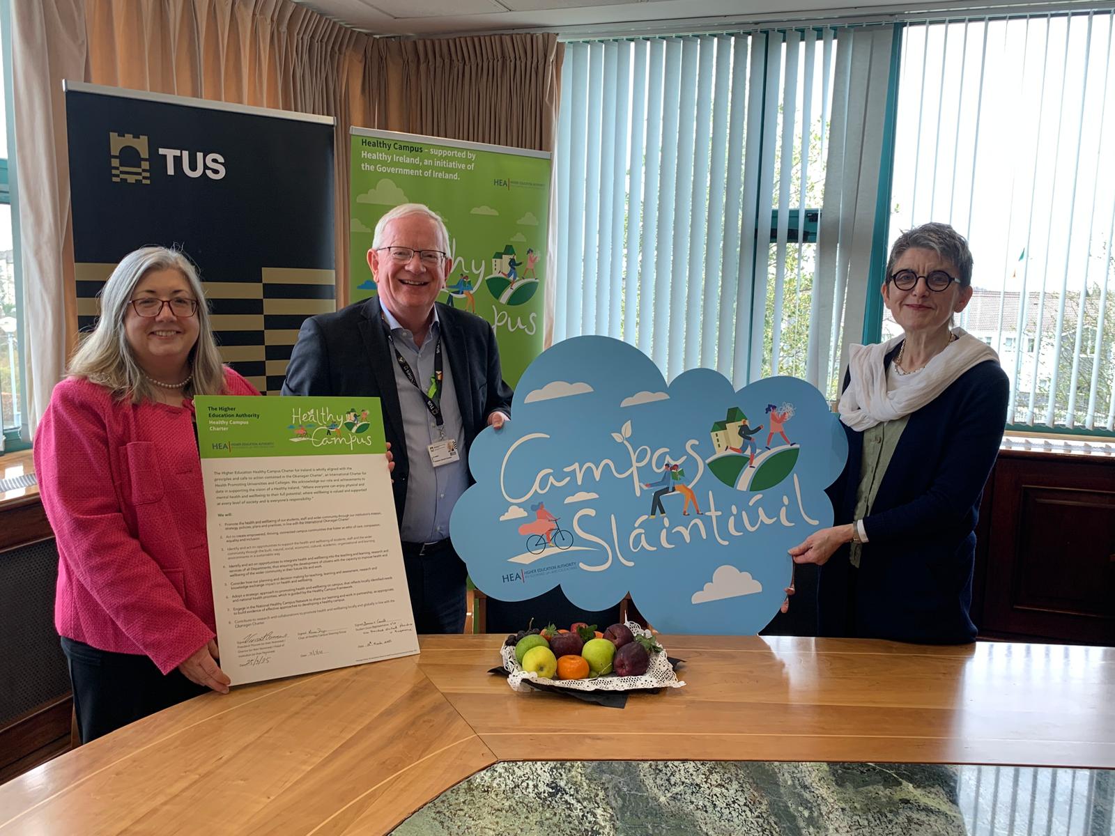 TUS Champions Wellbeing with Healthy Campus Charter Signing - TUS