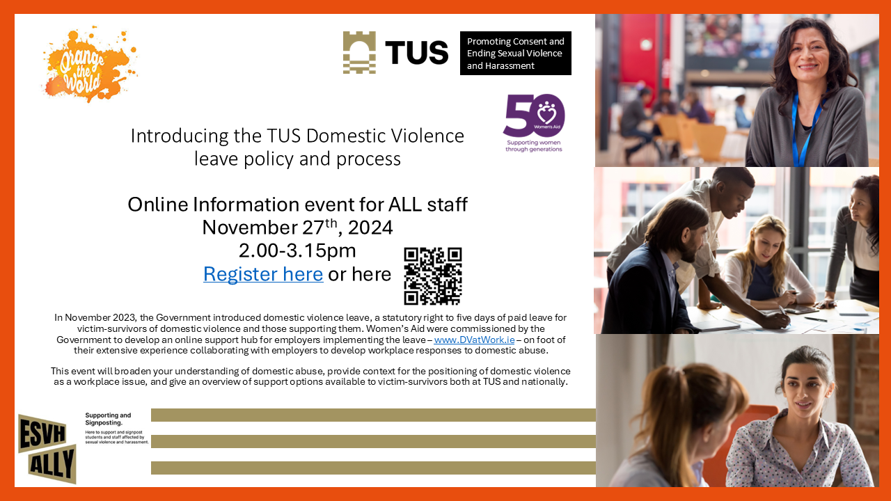 Education, Training and Events - TUS