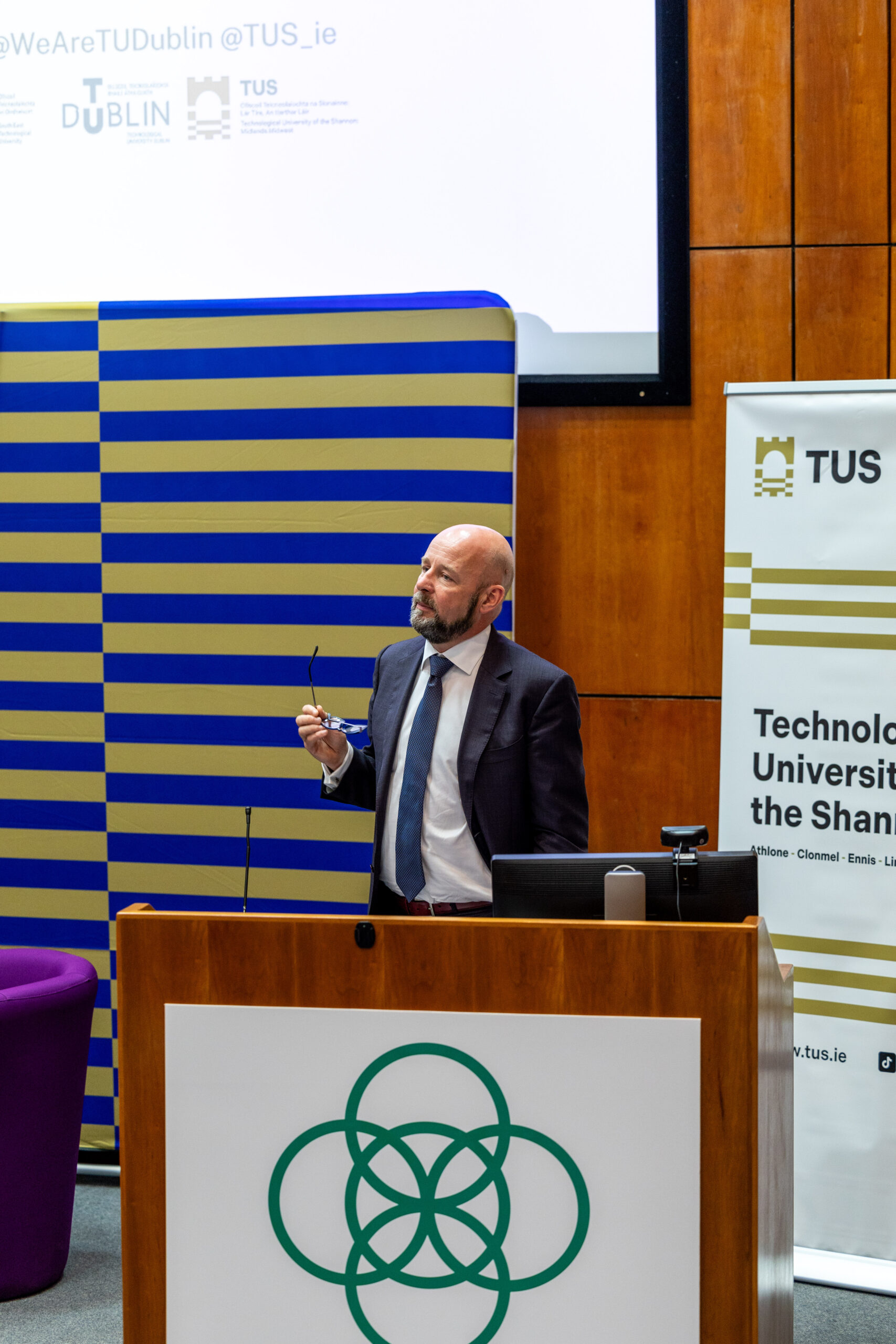 Professor Philip Nolan Visit to TUS Athlone - TUS