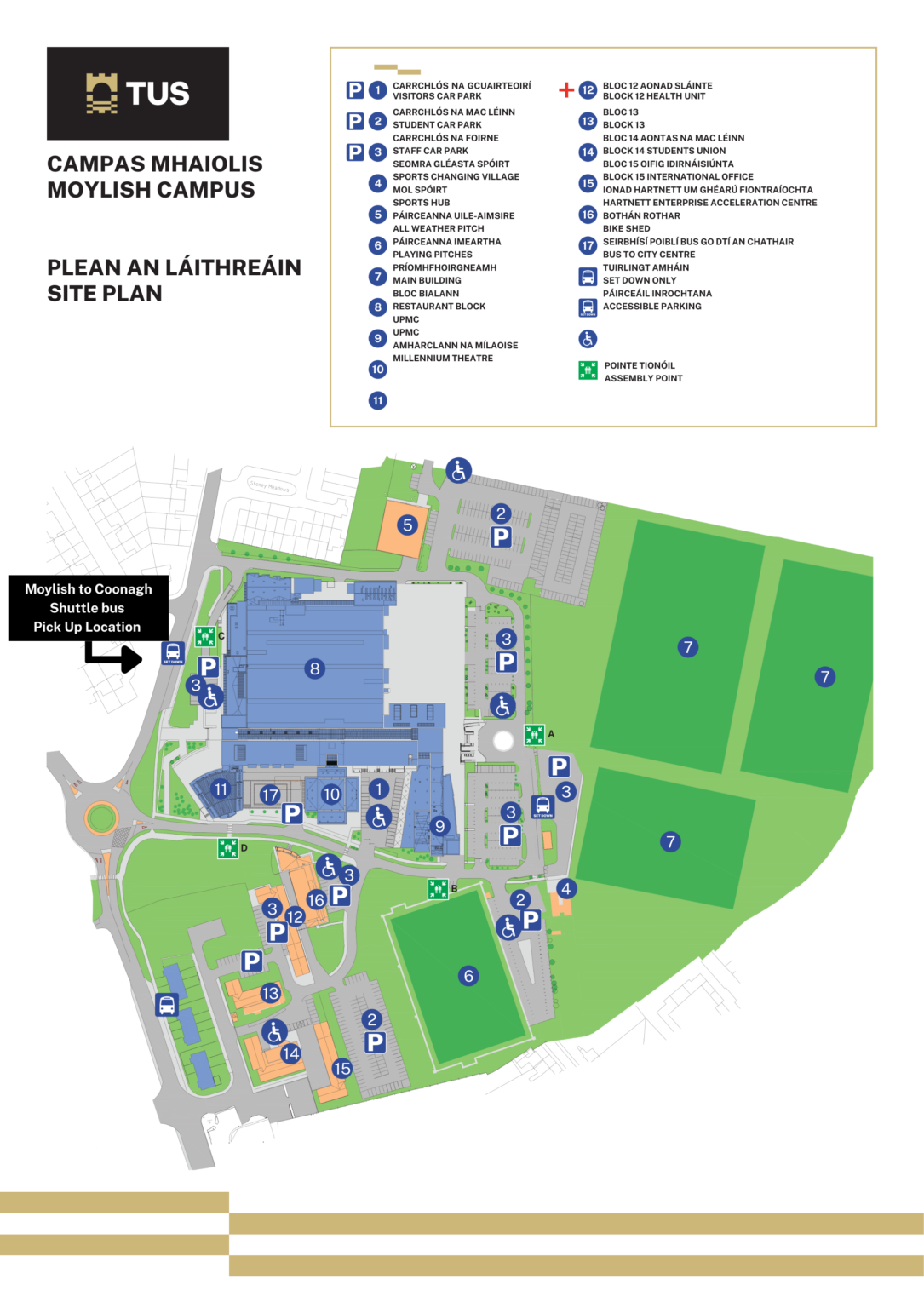 Moylish Campus and Coonagh Campus Shuttle Bus - TUS