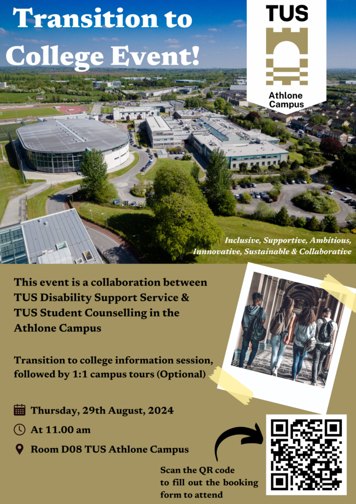 In-person Transition to University Event - TUS